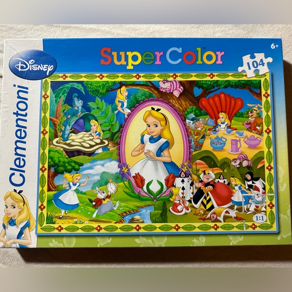 Disney | Toys | Vintage Disney Clementoni Super Color Alice In ...